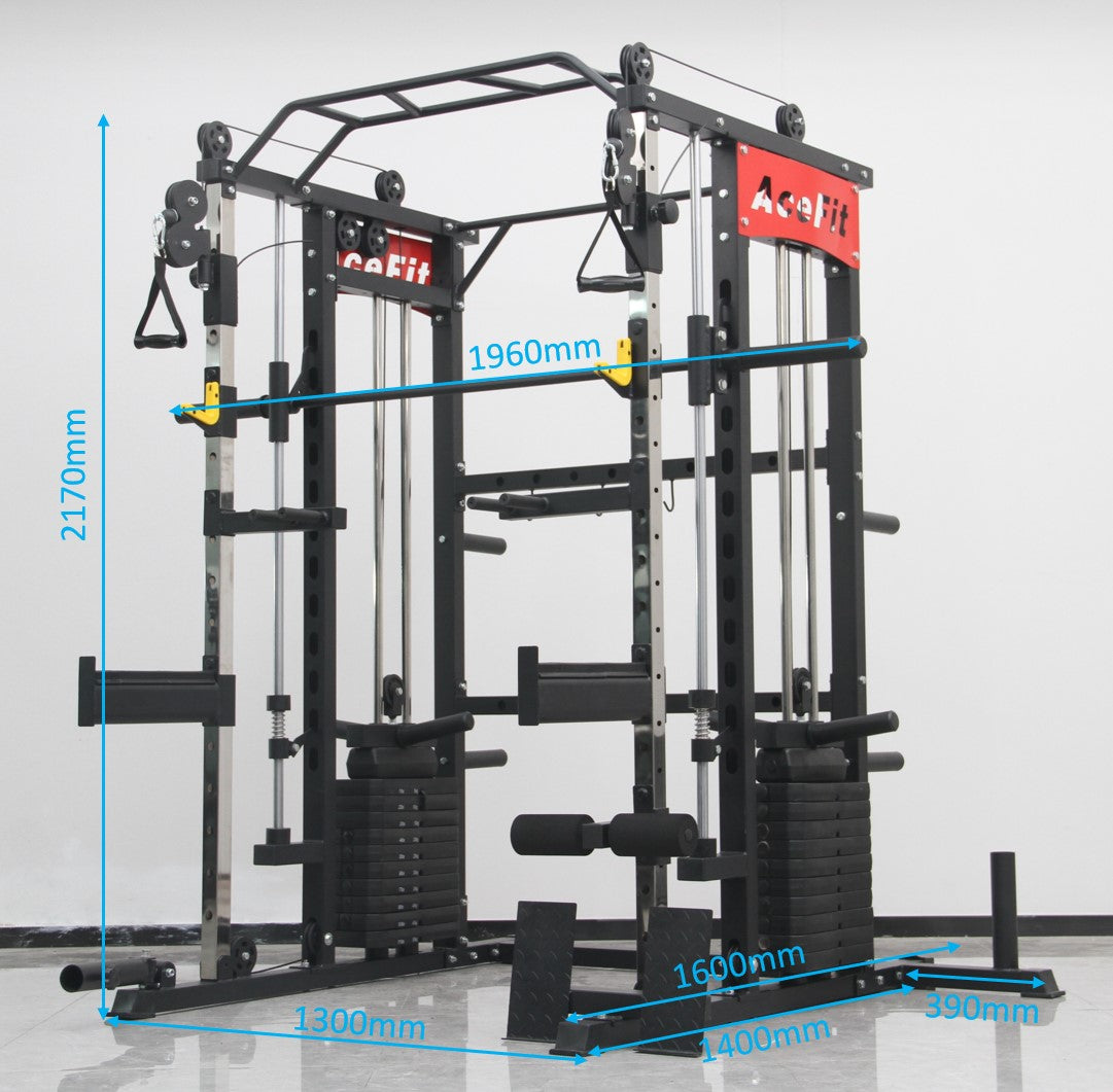 S60 SmithMachine 48+ Functions | Dual Weight Stacks | Commercial Grade ...